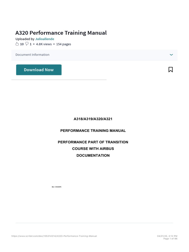 A320 Performance Training Manual - Takeoff - Runway | PDF | Jet ...