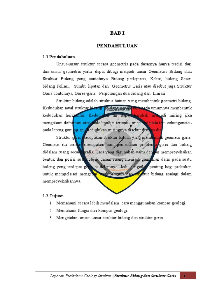 METODE PENGUKURAN STRUKTUR BIDANG DAN STRUKTUR GARIS MENGGUNAKAN KOMPAS ...