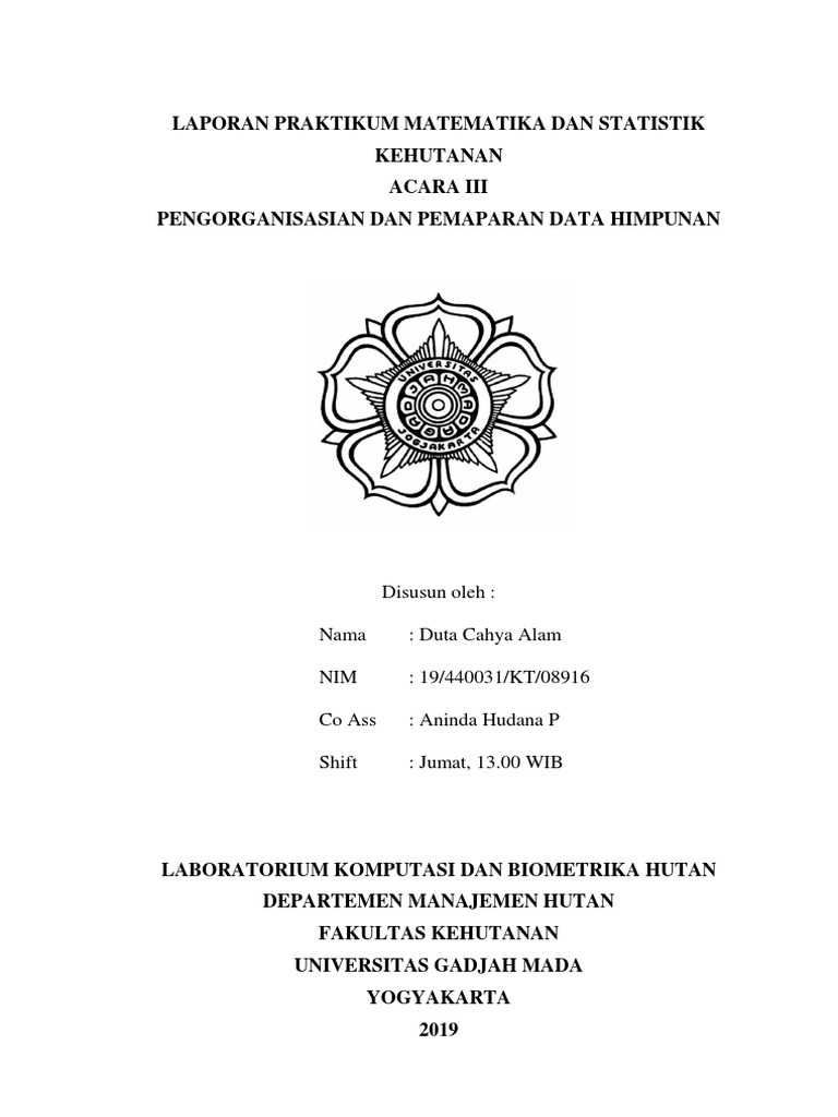 Acara III Matstat | PDF