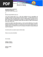 BFP Request Letter | PDF