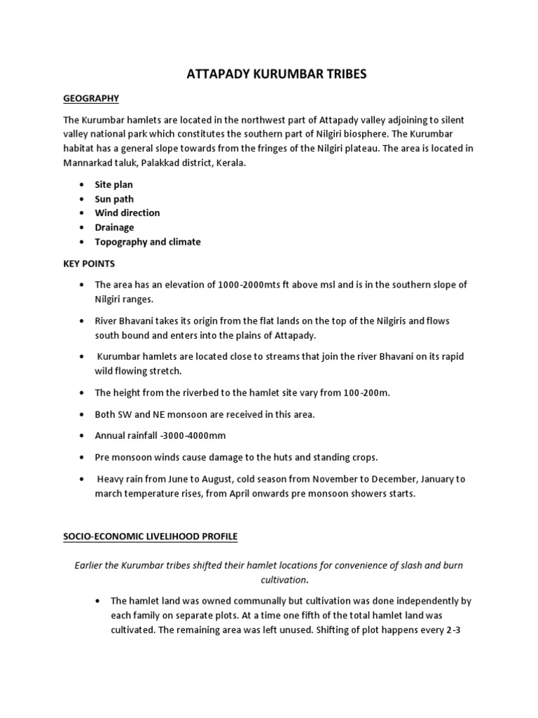 Attapadi | PDF | Monsoon | Physical Geography