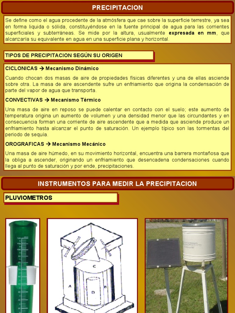 Tema 3. Precipitación - Universidad de Los Andes | PDF | Precipitación ...