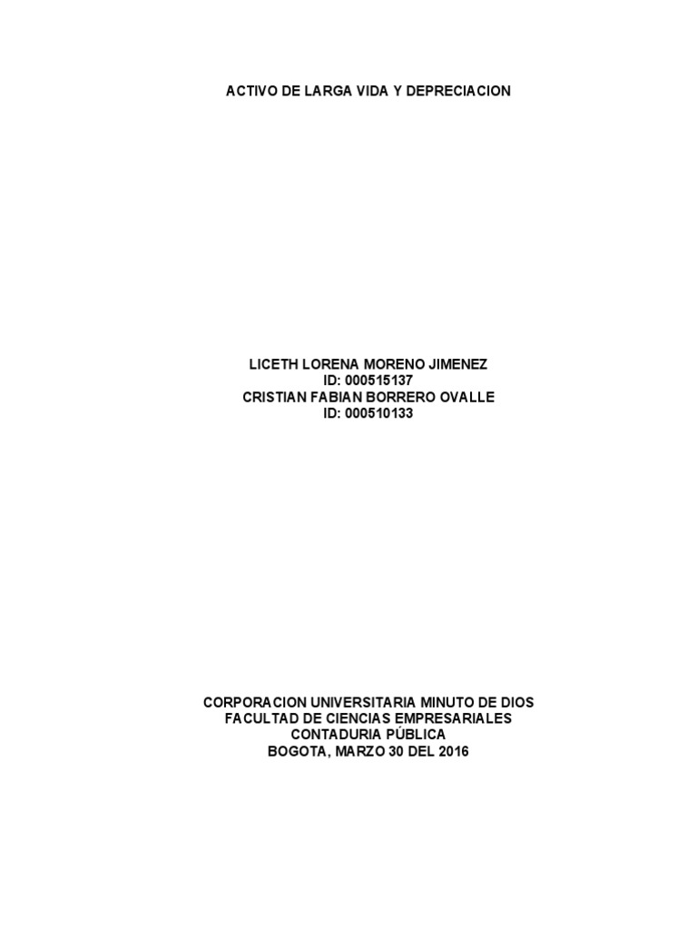 Actividad 3. Contabilidad Financiera II | PDF | Activo intangible | Depreciación