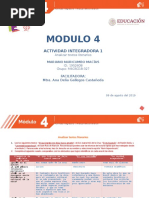 Modulo 4 Actividad Integradora 2 | PDF | Ficción general