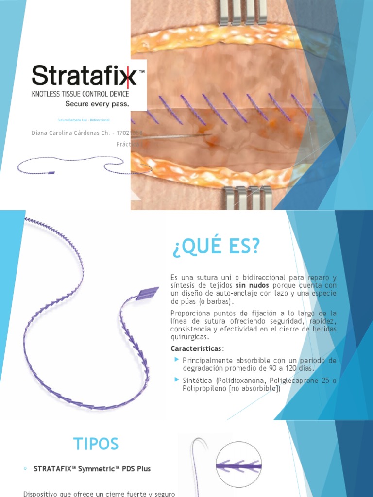 STRATAFIX | PDF | Sutura Quirúrgica | Salud y bienestar