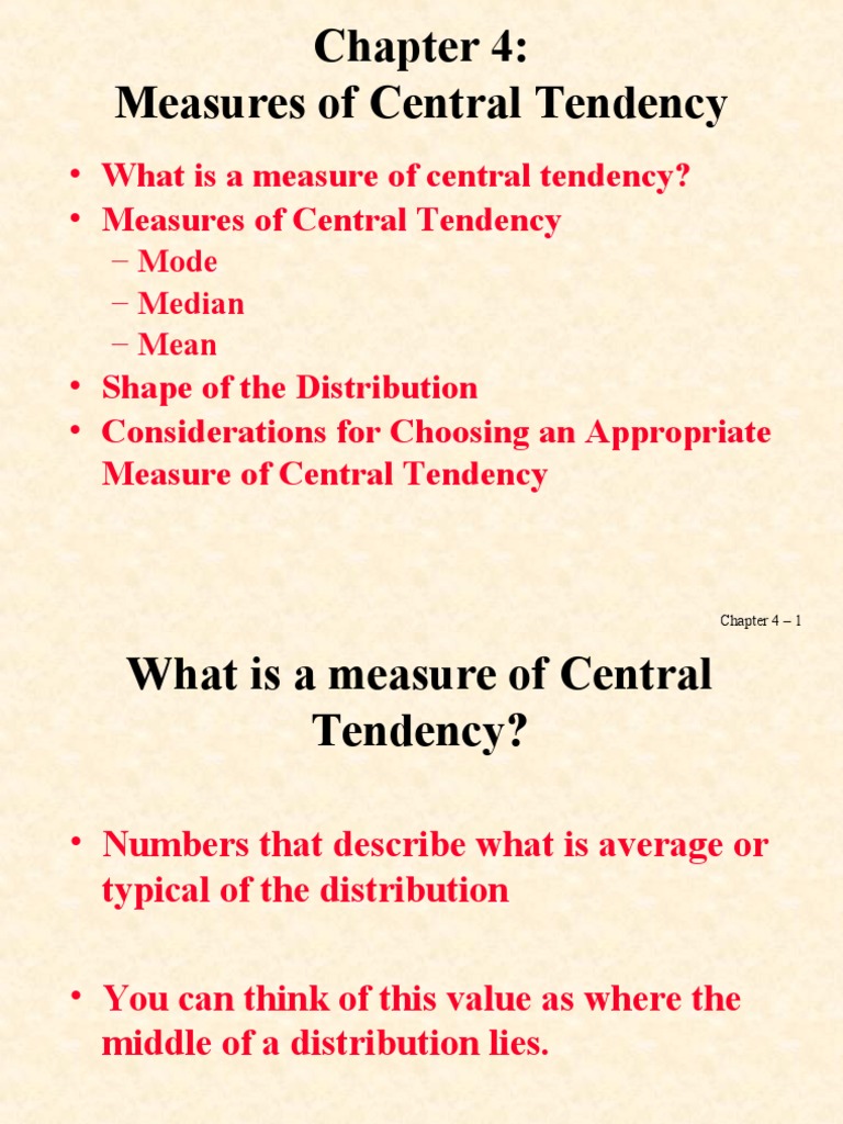 Measures of Central Tendency: Calculating the Mode, Median, and Mean ...