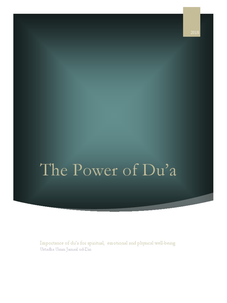 The Power of Dua | PDF | Abrahamic Religions | Religious Behaviour And ...
