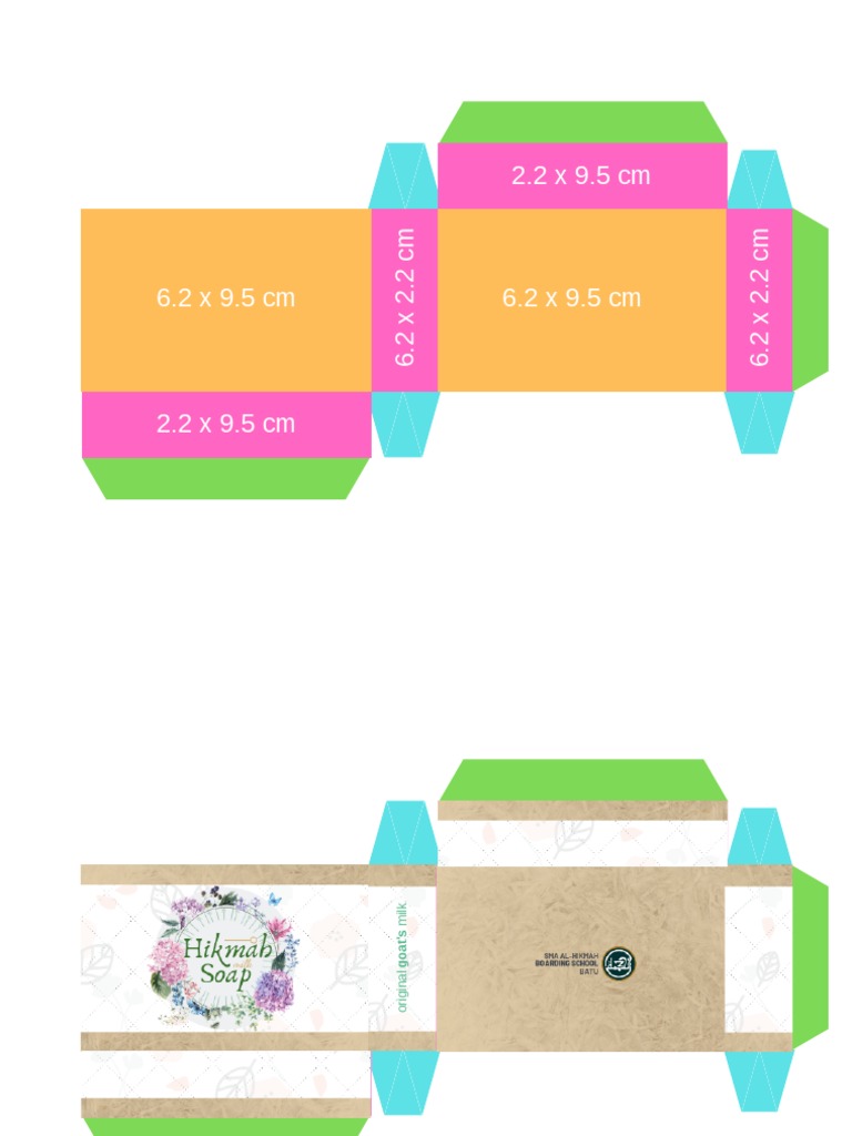 Desain Kotak Sabun & Layout | PDF