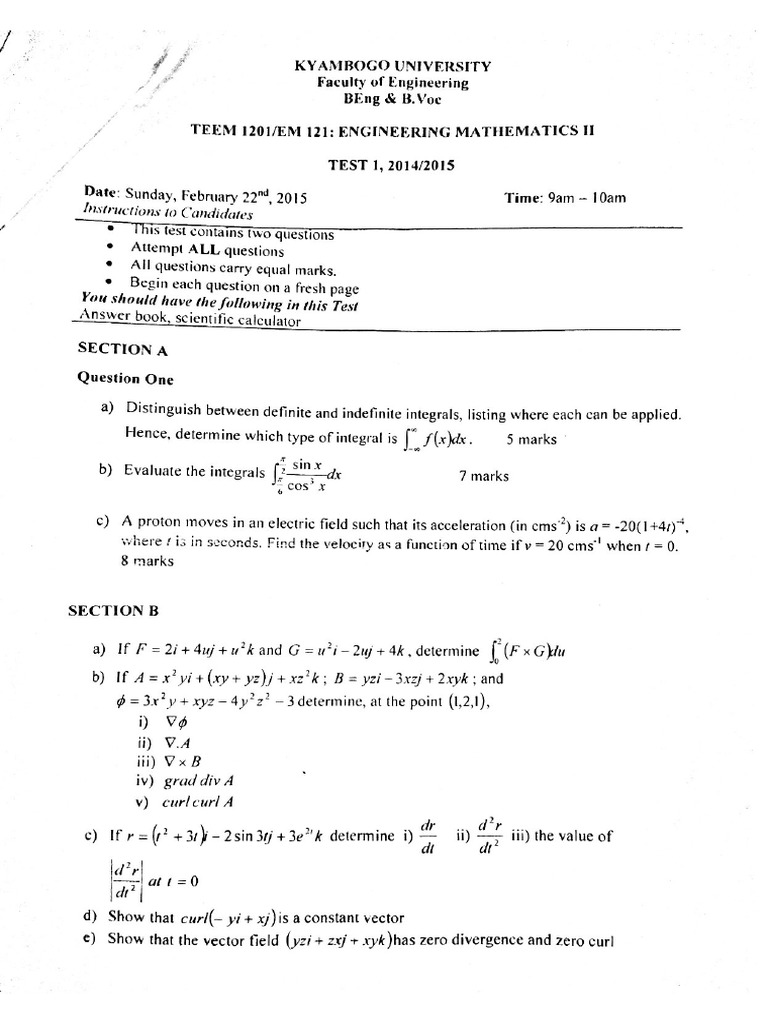 Math II | PDF