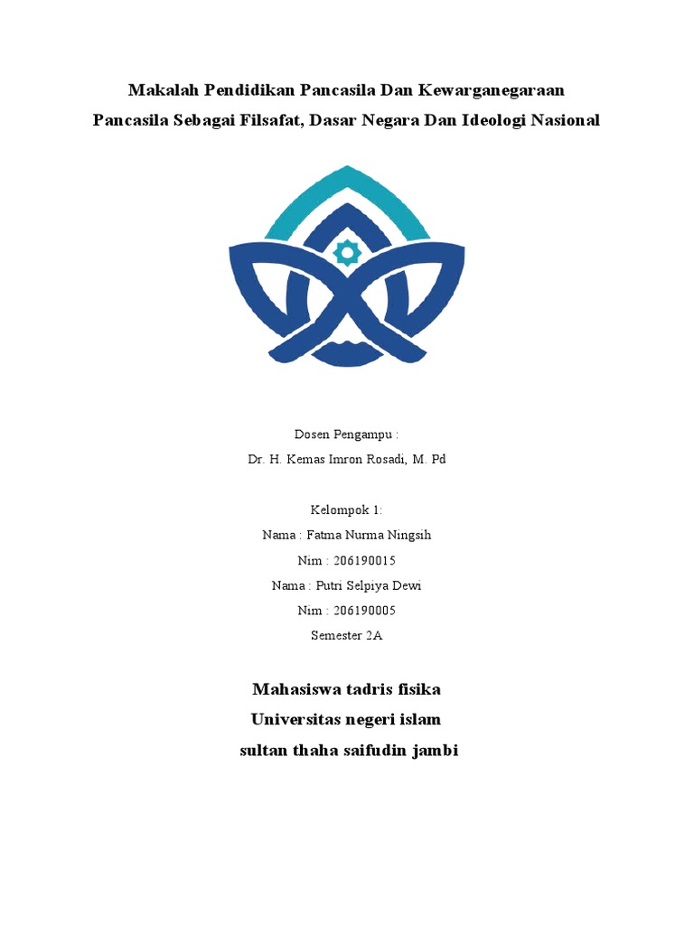 Makalah Pendidikan Pancasila Dan Kewarganegaraan | PDF | Sains & Matematika | Agama & Spiritualitas
