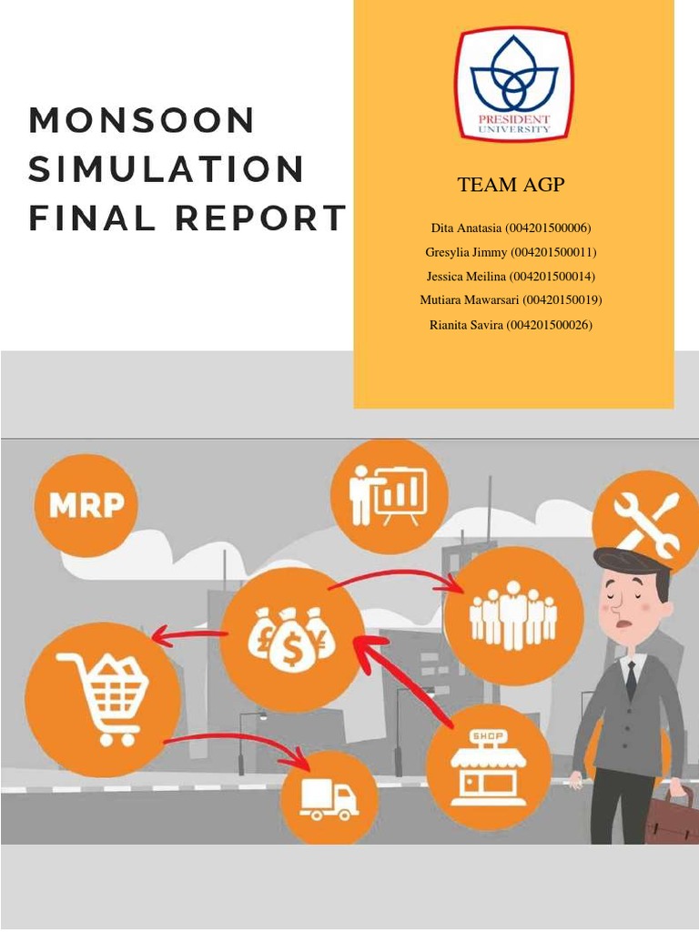 Final Report Monsoon Sim Agp PDF | PDF | Operations Management | Retail