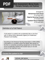 Morse Fall Risk Assessment Tool | PDF | Patient | Nursing