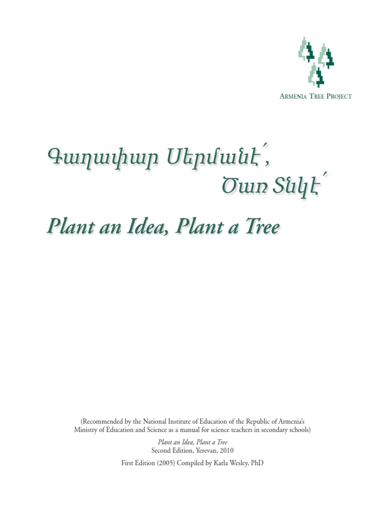 Armenia Tree Project - Biomonitoring PDF | PDF | Forests | Ecosystem