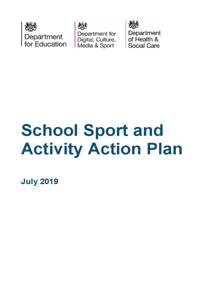 School Sport and Activity Action Plan PDF | PDF | Physical Education ...