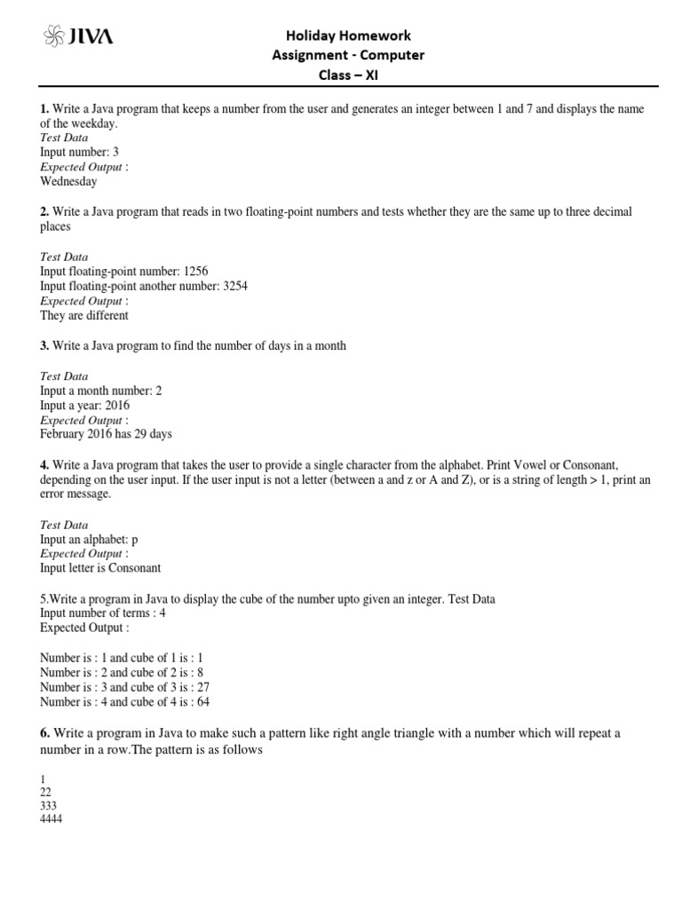 XI Assignment | PDF | Numbers | Arithmetic