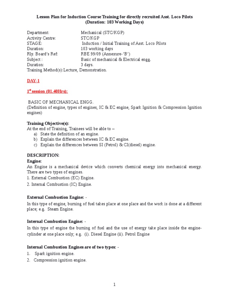 1514285118329-Notes ALP Induction | PDF | Internal Combustion Engine ...