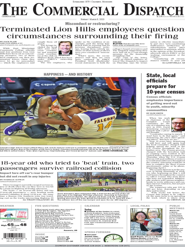 Commercial Dispatch Eedition 3-8-20 | PDF | Choctaw | Tecumseh