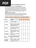Escala Hospitalaria de Ansiedad y Depresion HAD | PDF | Ansiedad ...