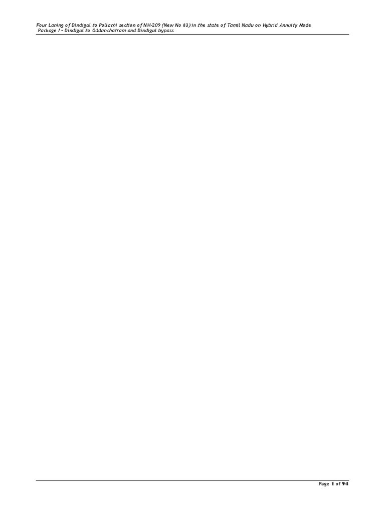 RFP Modified Schedule A, B, C D | PDF | Road | Civil Engineering