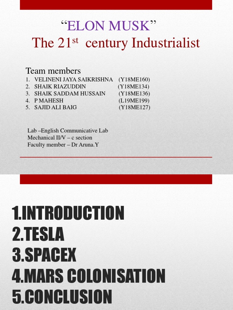 Elon Musk | PDF | Space X | Falcon 9