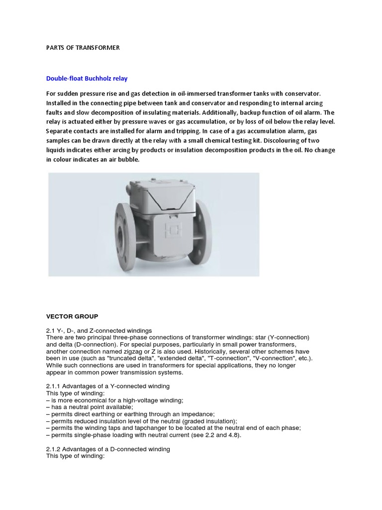 Parts of Transformer | PDF | Transformer | Components