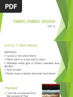 Fabric and Fabric Design Southeast Asia | PDF | Weaving | Textiles