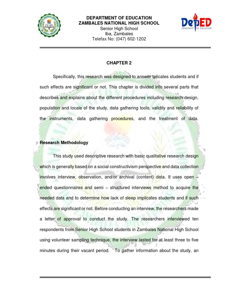 Chapter 2 g8 | Download Free PDF | Qualitative Research | Evaluation Methods