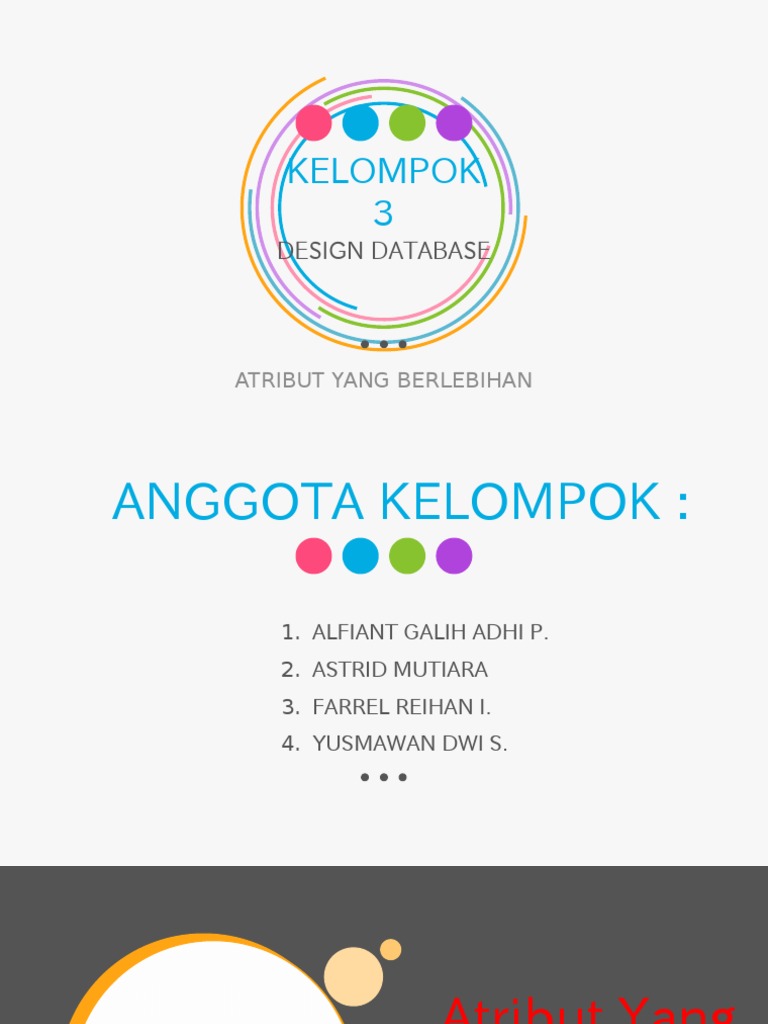 Atribut Yang Berlebihan Pada Database | PDF | Metode & Bahan Ajar