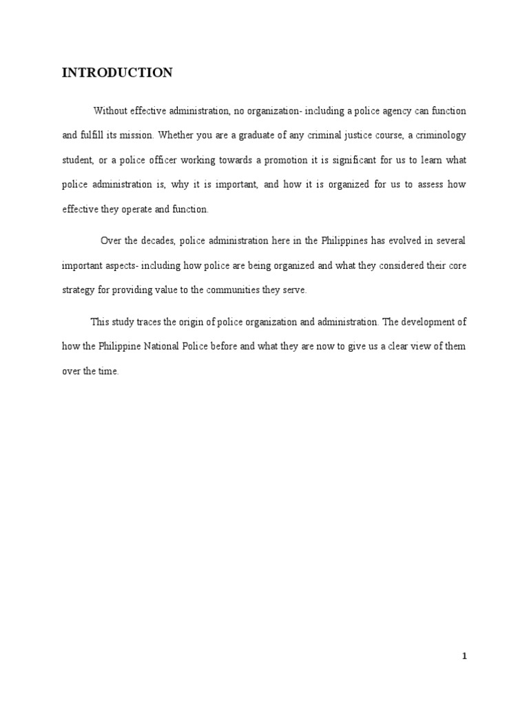 The Evolution of Policing and Police Administration in the Philippines ...