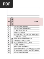 Form Inspeksi Compressor | PDF