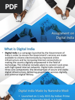 Digital India Class 12 Project | PDF | Internet Access | Infrastructure