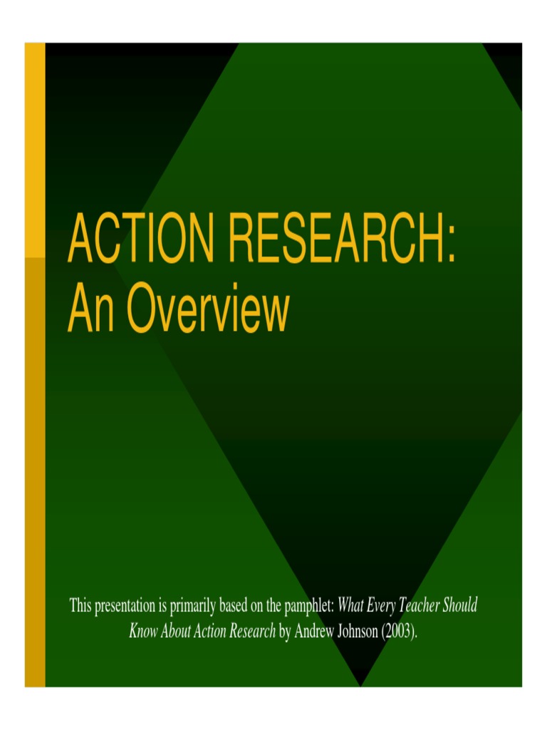 Action Research Process for Educators | PDF | Data | Quantitative Research