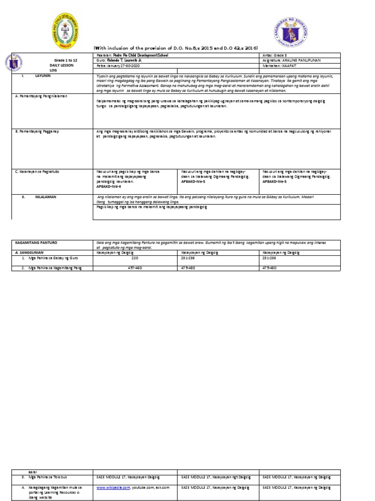Final AP8 4th Week 4 | PDF