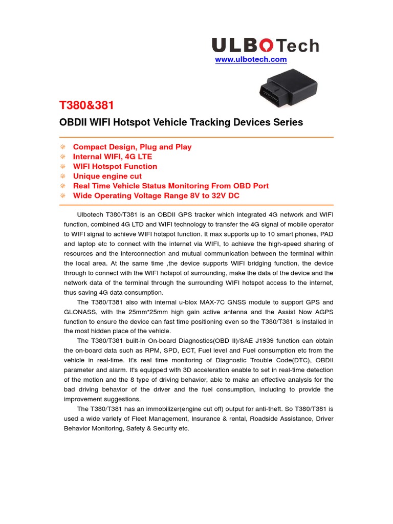 T380&T381 Brochure | PDF | Wi Fi | 4 G
