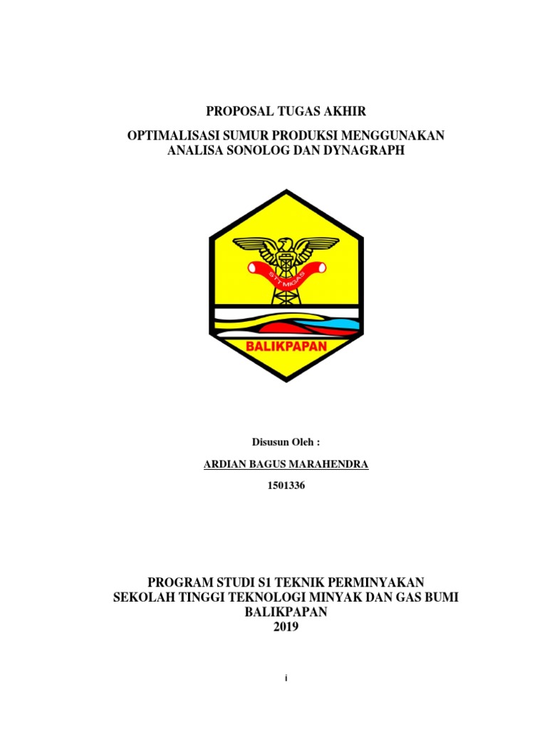 Proposal Tugas Akhir Pembukaan | PDF