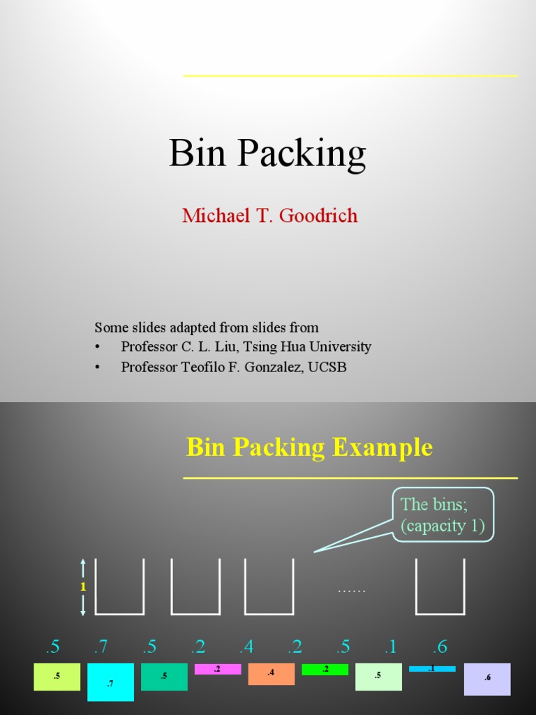 Bin Packing | PDF | Mathematical Concepts | Applied Mathematics