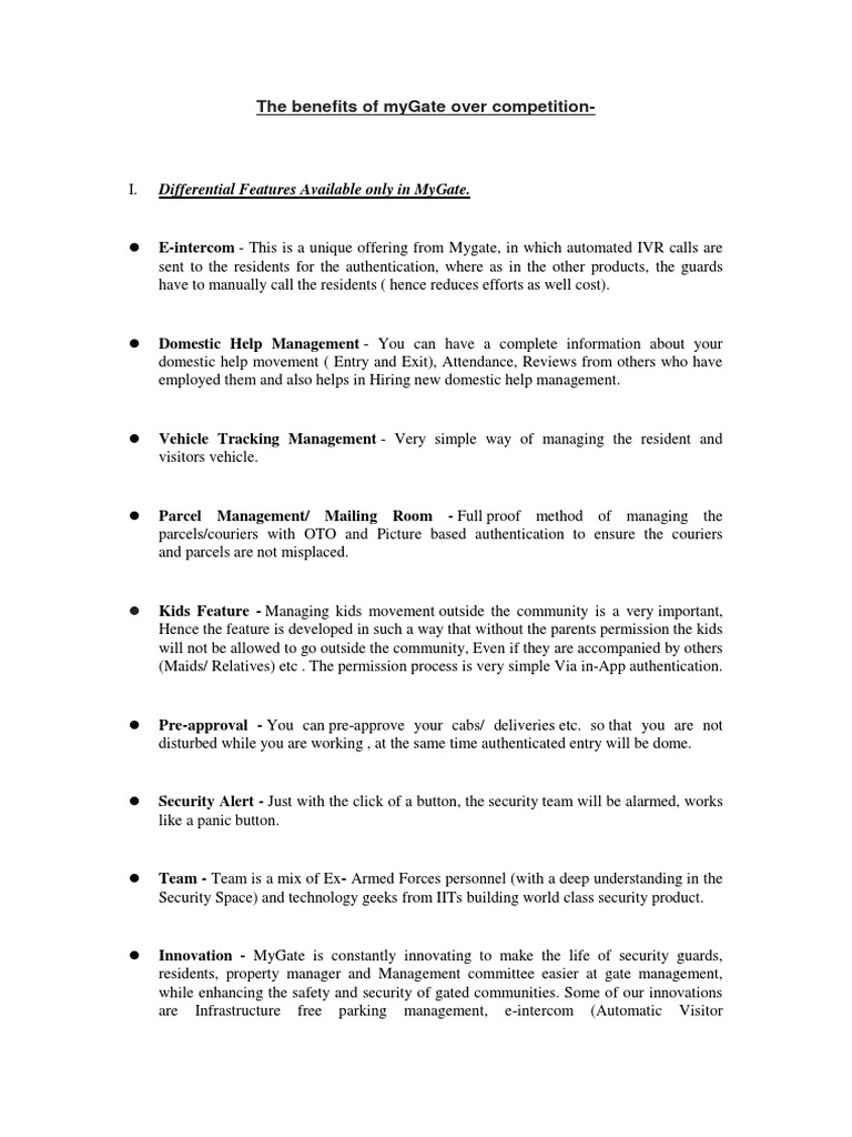 The Benefits of Mygate | Download Free PDF | Systems Engineering ... The Benefits of Mygate | Download Free PDF | Systems Engineering ...