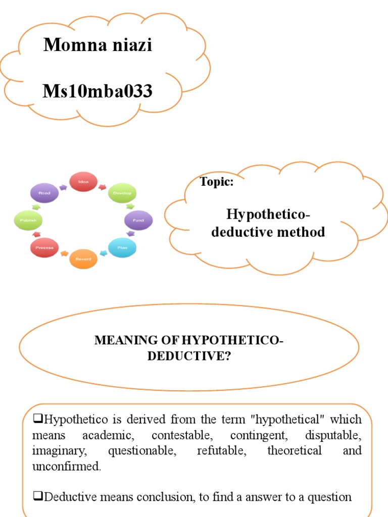 Hypothetico-Deductive Method Explained | PDF | Hypothesis | Research Design