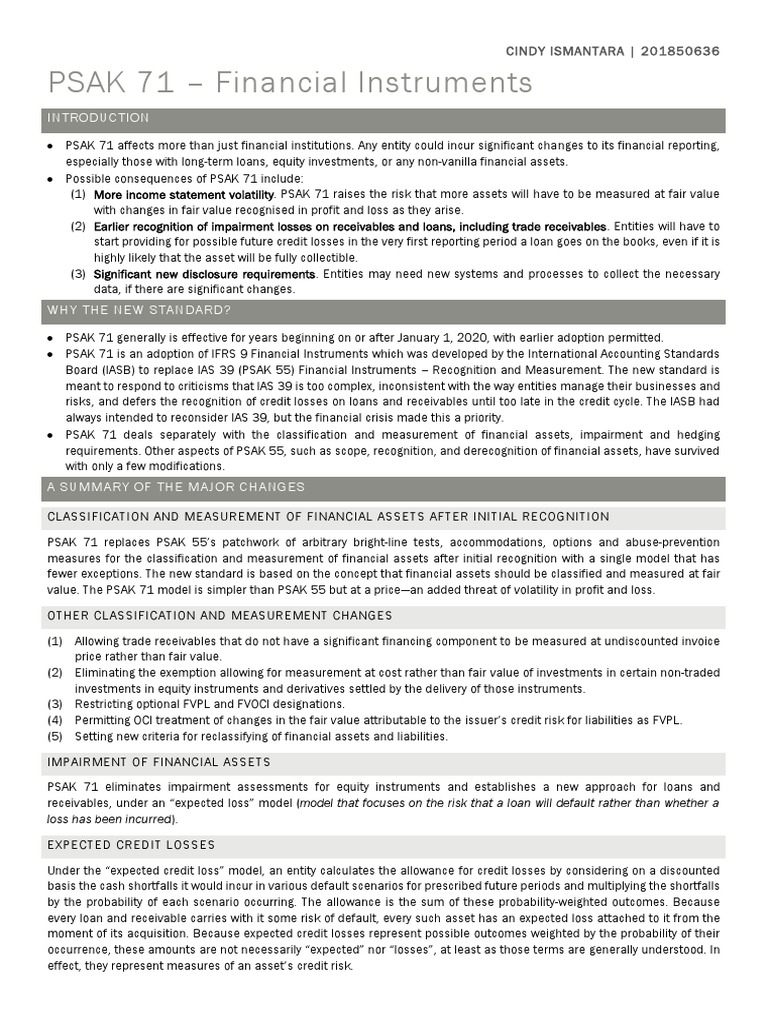 PSAK 71 Summary | PDF | International Financial Reporting Standards ...