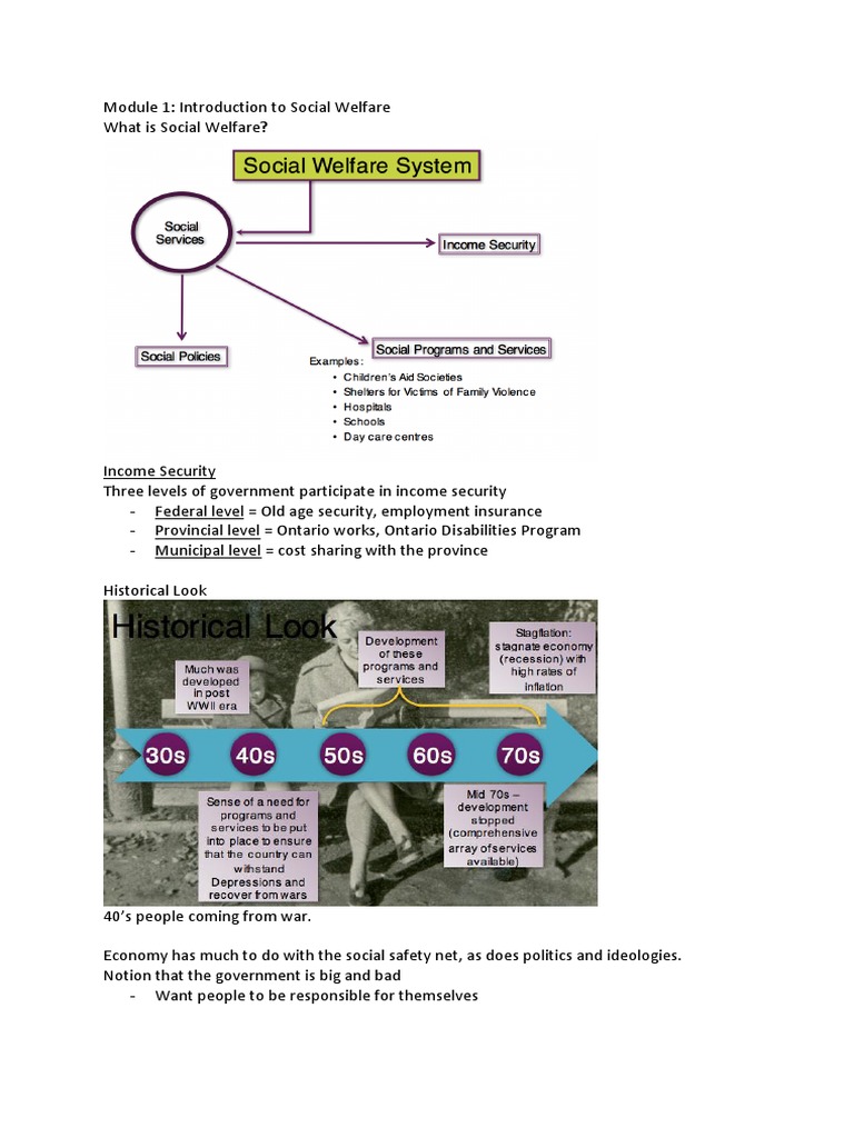 Introduction To Social Welfare | PDF | Welfare | Social Work