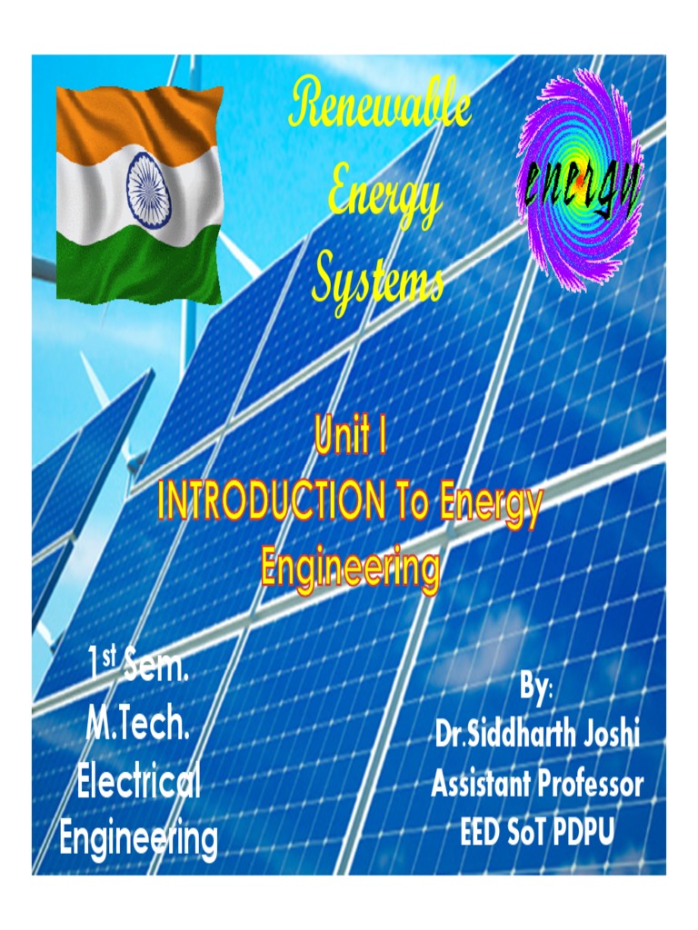 Introduction to Renewable Energy Systems | PDF | World Energy ...