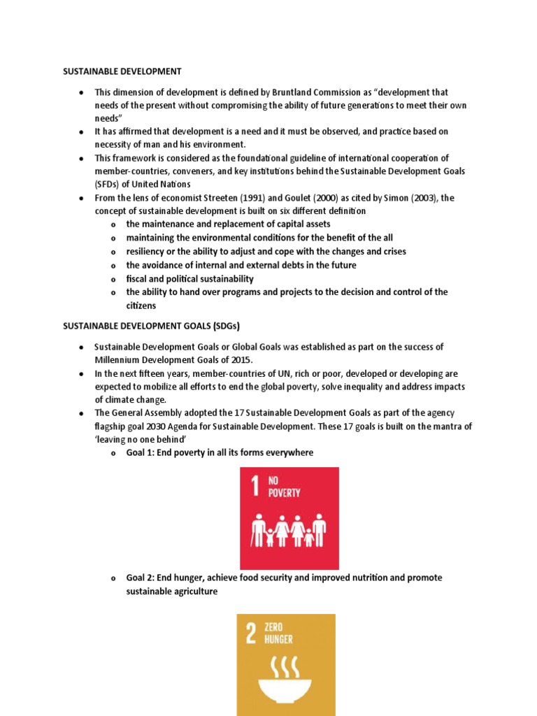 Sustainable Development | PDF | Sustainability | Environmental Social ...