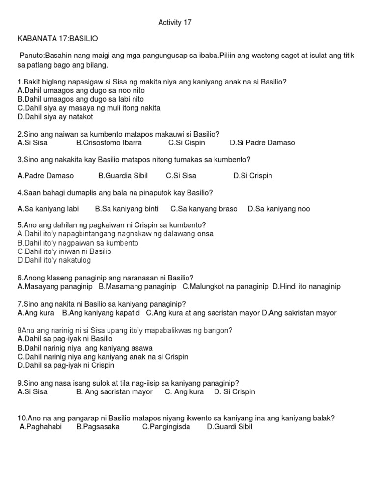 Activity 17 | PDF