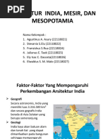 Materi ARSITEKTUR MESIR KUNO DAN MESOPOTAMIA | PDF | Ilmu Sosial