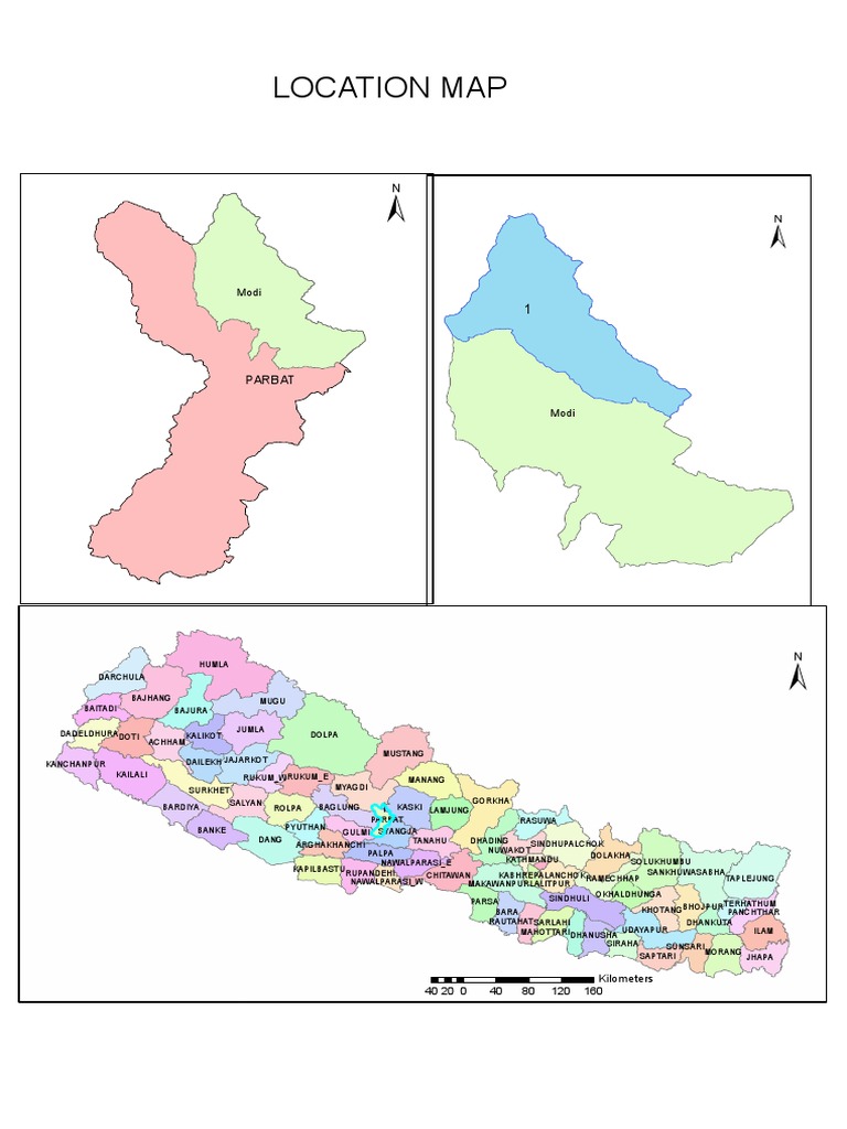 Parbat JD Location Map PDF | PDF