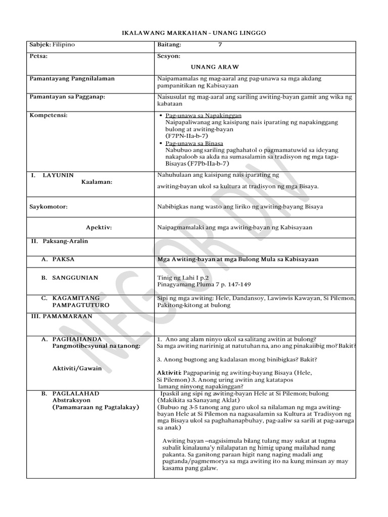 GRADE 7 2nd Quarter PDF | PDF