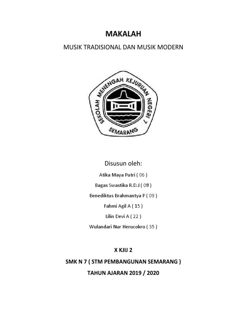 Makalah Seni Musik Modern Dan Tradisional | PDF