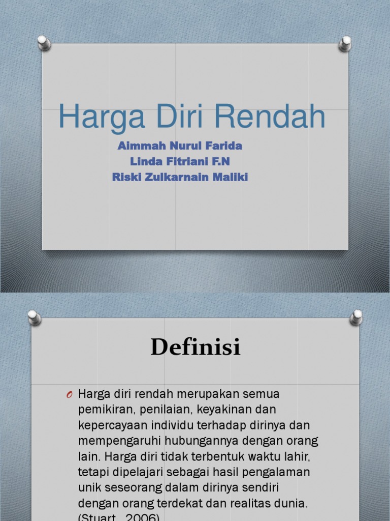 Harga Diri Rendah | PDF