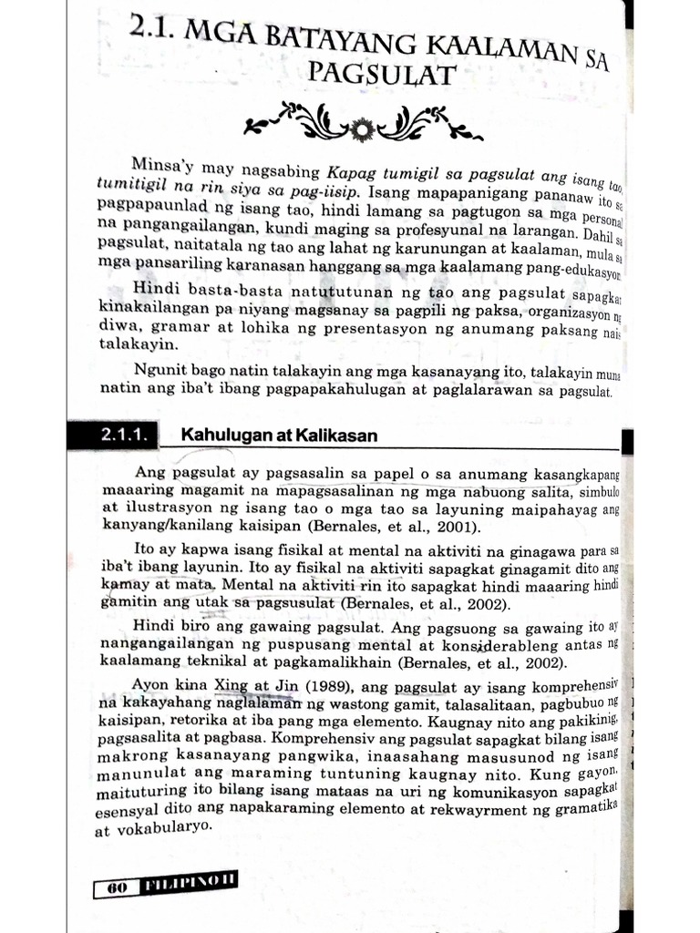 Pagbasa at Pagsulat | PDF