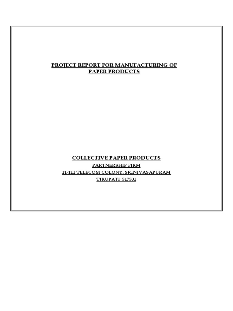 Project Report For Land Approval | PDF | Depreciation | Corporations